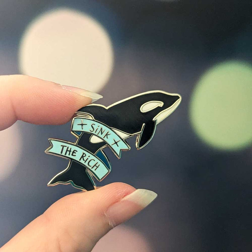Nonbinarition (nonbinary pride) hard enamel pin – Cunning Linguist Co.