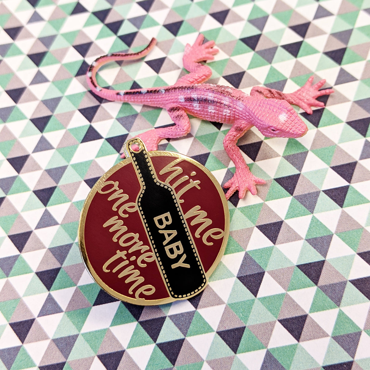 Paddle hard enamel pin – Cunning Linguist Co.