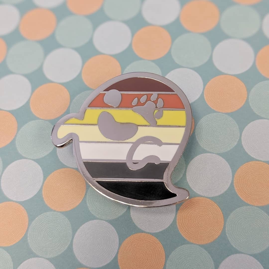 Bogeybear (bear pride) hard enamel pin | Cunning Linguist Co.